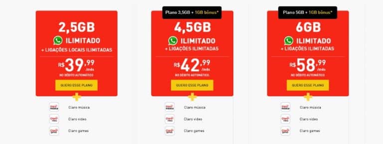 Claro aumenta bônus e diminui preço nos planos controle – Tudo em ...