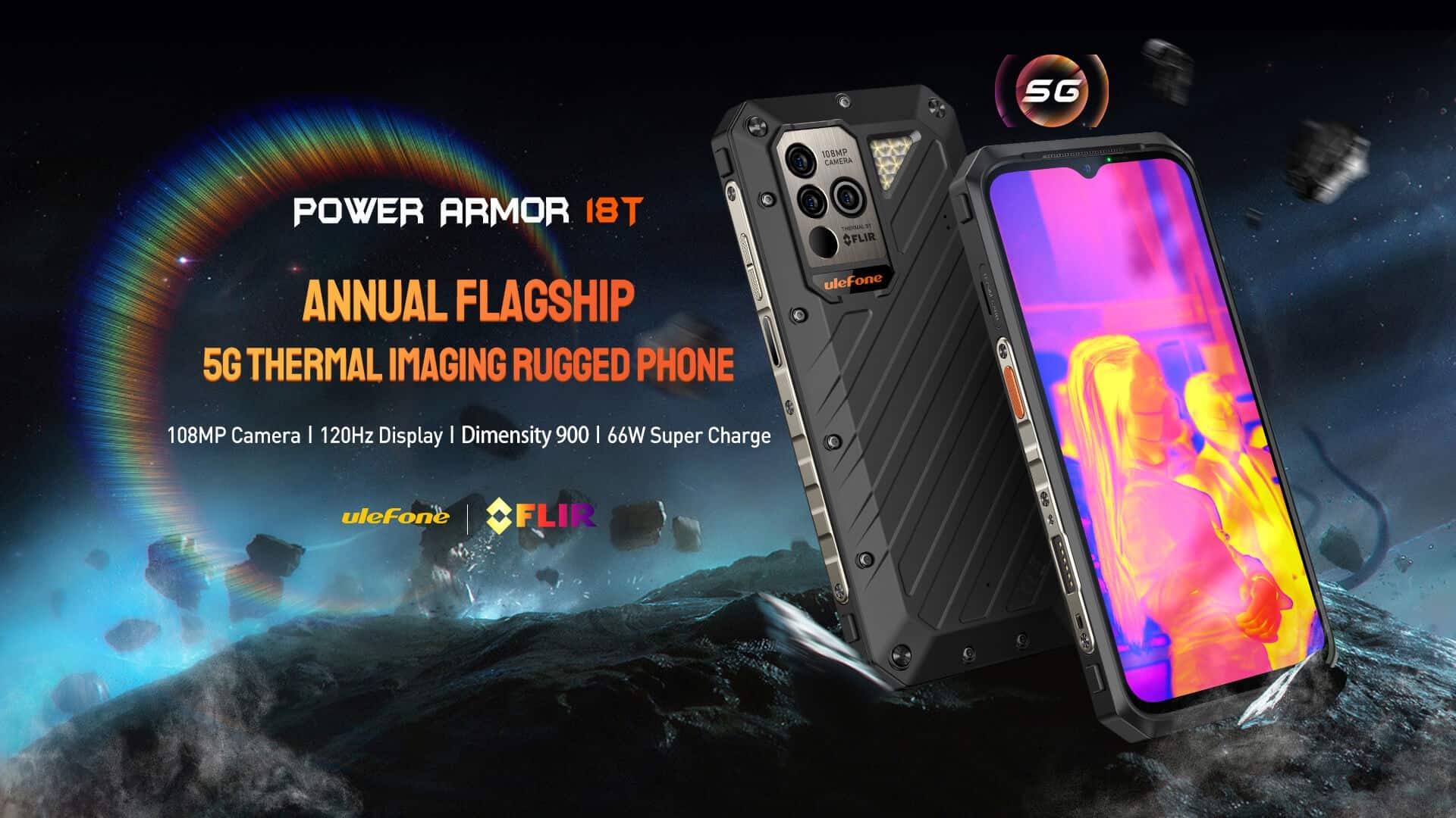Ulefone Armor 18T chegando com câmera de 108MP, 12GB de RAM, 5G e mais ...