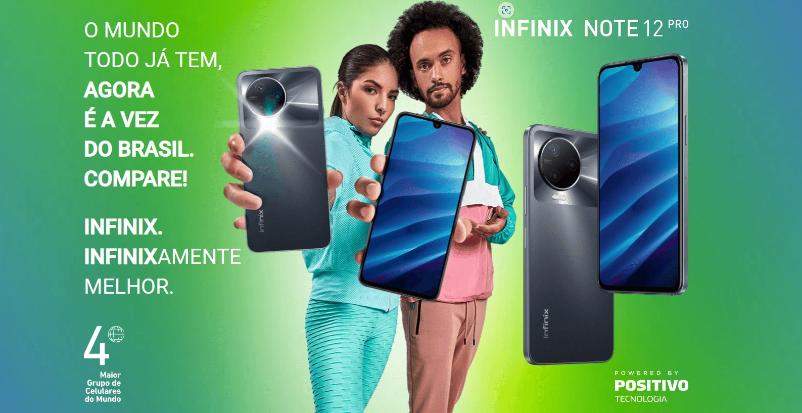 Infinix Note 12 Pro chega ao Brasil: tela AMOLED, 256 GB e câmera de ...
