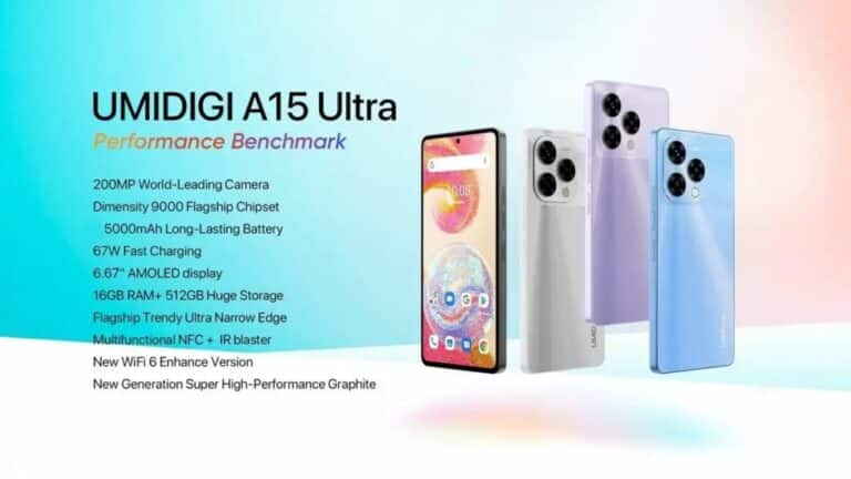 UMIDIGI A15 Ultra chegando com Dimensity 9000, câmera de 200MP e mais ...