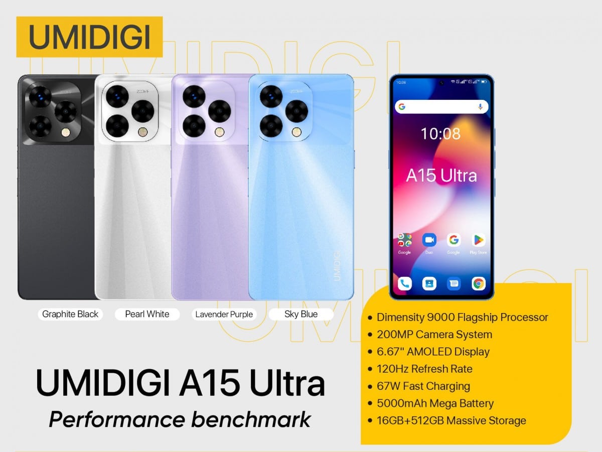 UMIDIGI A15 Ultra estreia com Dimensity 9000+, tela AMOLED e mais – Tudo em Tecnologia