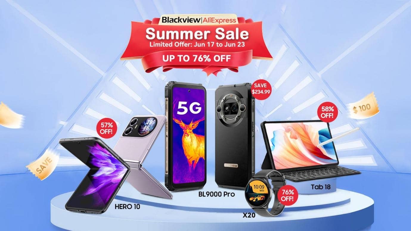 Summer Sale 2024: Blackview com as melhores ofertas – Tudo em Tecnologia